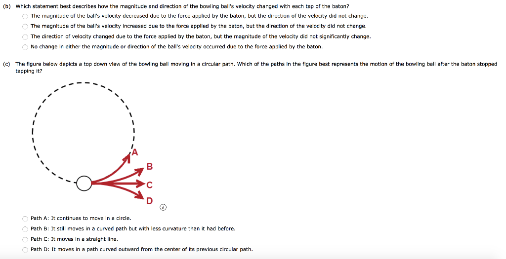 Solved (b) Which statement best describes how the magnitude | Chegg.com