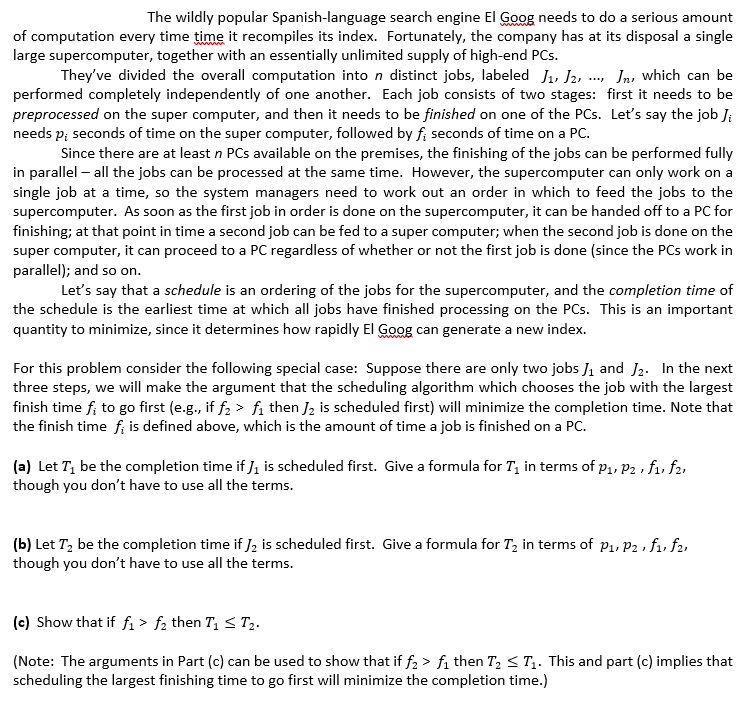 Solved The wildly popular Spanish-language search engine El | Chegg.com