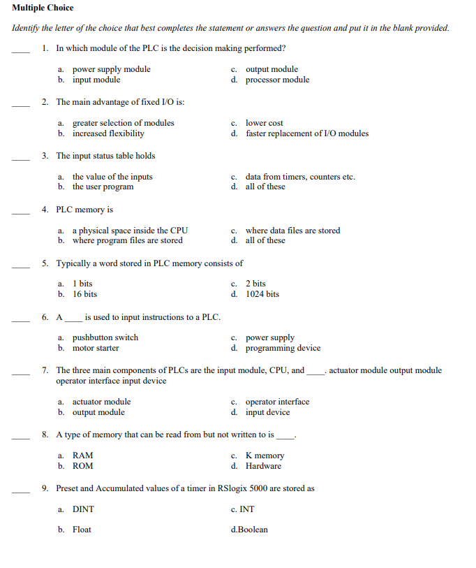 Solved Multiple Choice Identify the letter of the choice | Chegg.com Solved Multiple Choice Identify the letter of the choice | Chegg.com