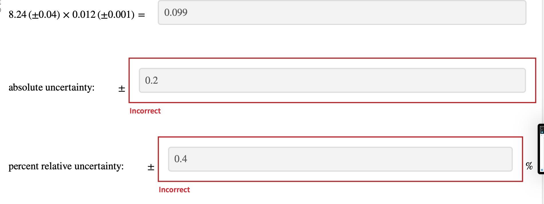 Solved Perform the calculations and determine the absolute | Chegg.com