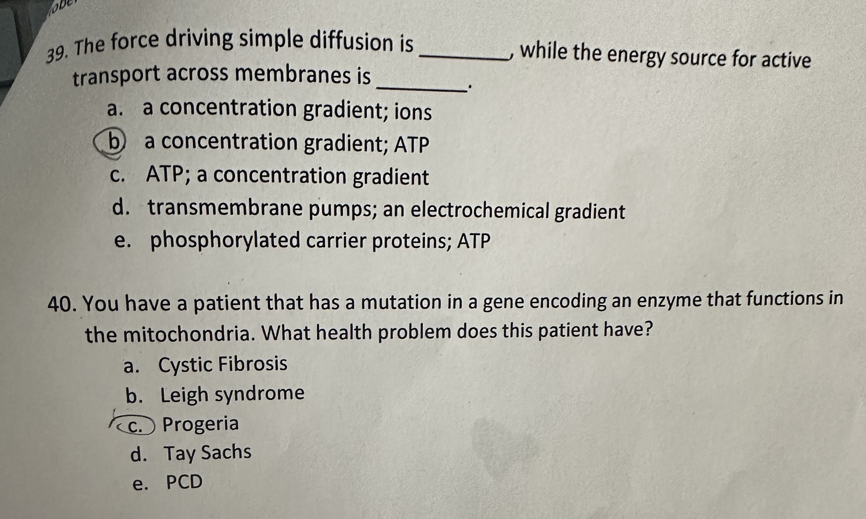 Solved what are the correct answers and why? why are the | Chegg.com