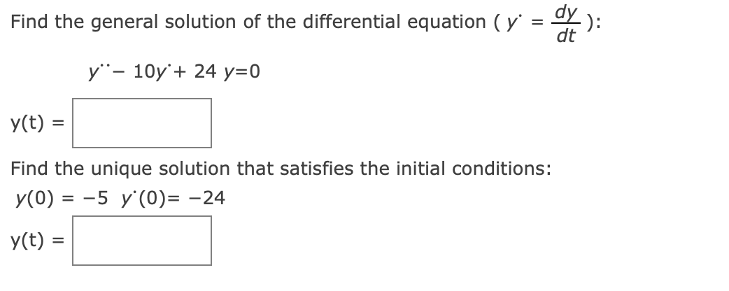 Solved Find the general solution of the differential | Chegg.com