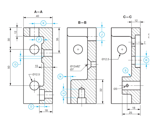 Solved Interpreting Engineering Drawings | Chegg.com