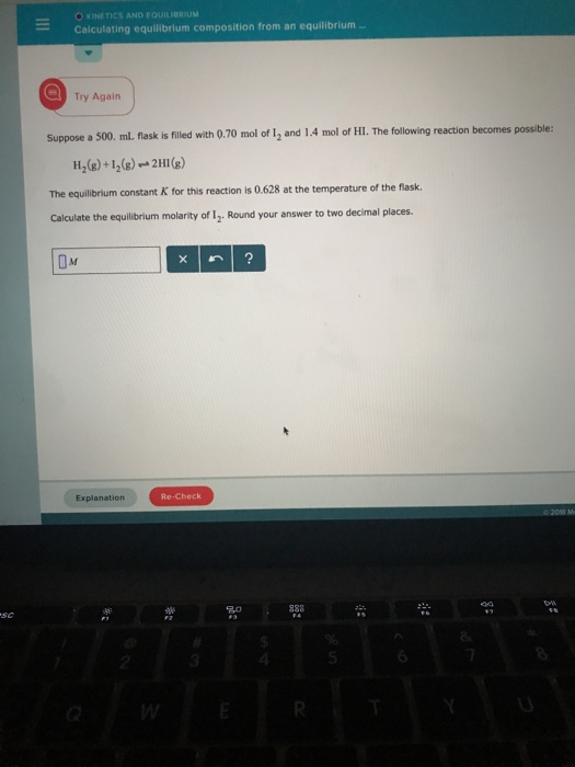 Solved O KINETICS AND EQUILIBRIUM Calculating equilibrium | Chegg.com