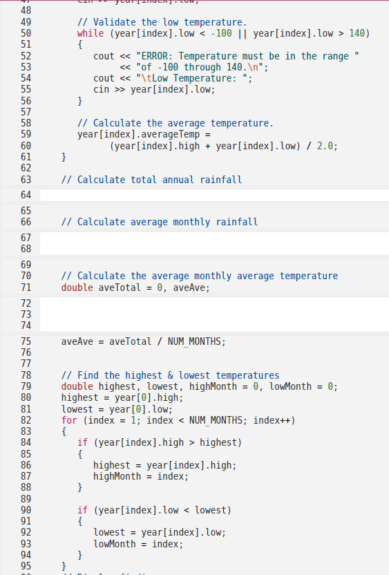 Solved IN C++: I just need help filling in code in the white | Chegg.com