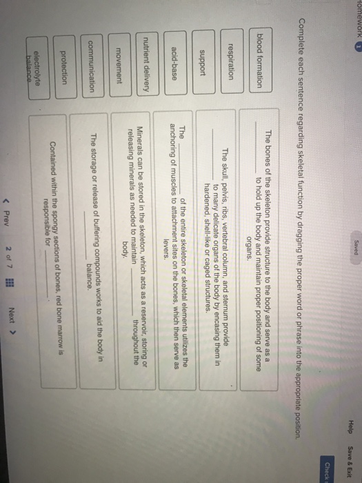 Solved Help Save& Exit Complete each sentence regarding | Chegg.com Solved Help Save& Exit Complete each sentence regarding | Chegg.com