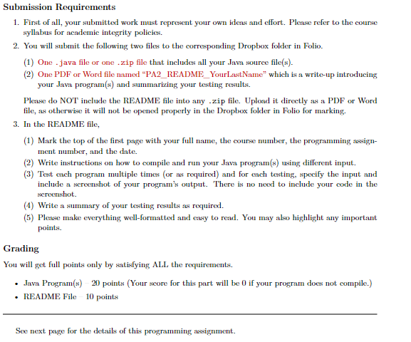 Solved Submission Requirements 1. First of all, your | Chegg.com