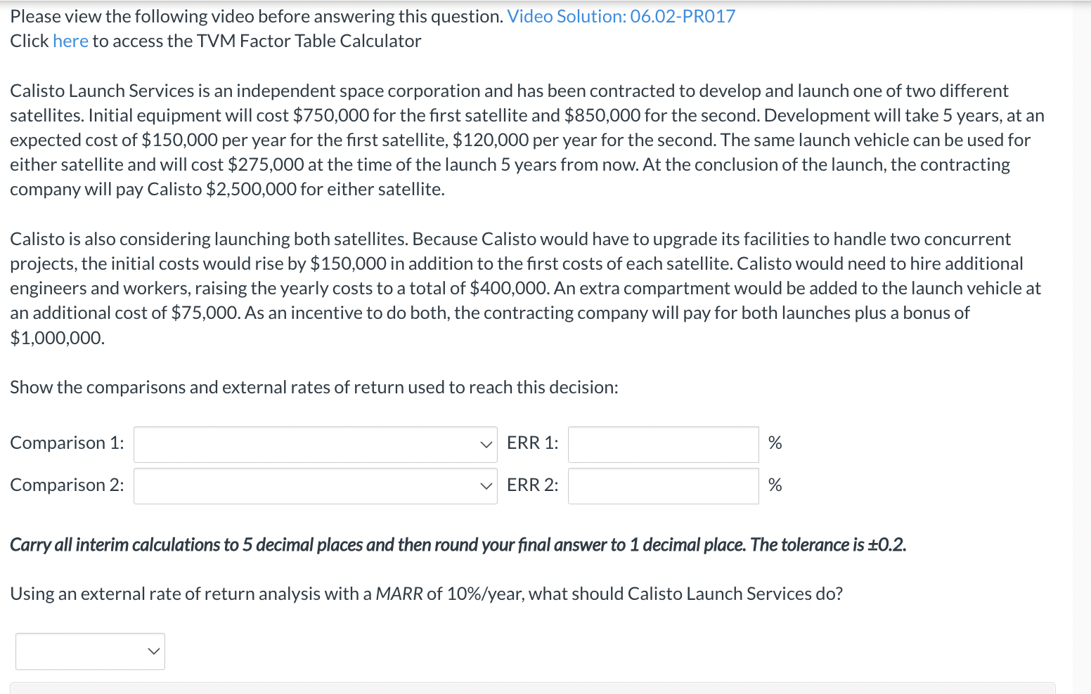 Solved Click here to access the TVM Factor Table Calculator | Chegg.com