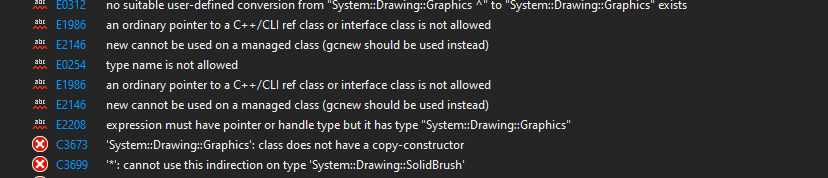 Solved Visual Studio C++ Winforms Code Paint Event Hander- | Chegg.com