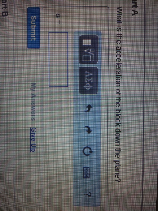 Solved A block with mass m 5.00 kg slides down a surface | Chegg.com