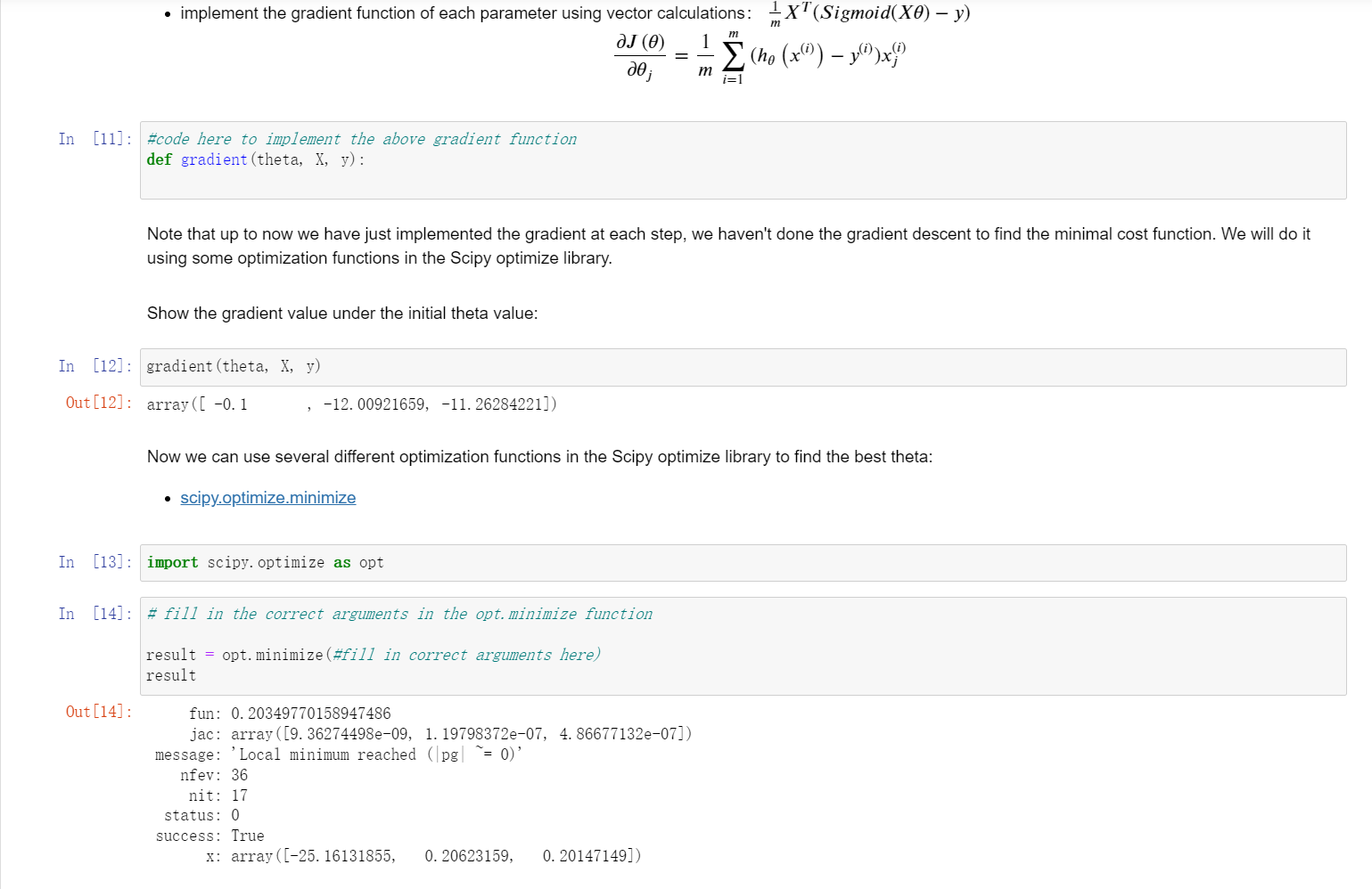 m m • implement the gradient function of each | Chegg.com