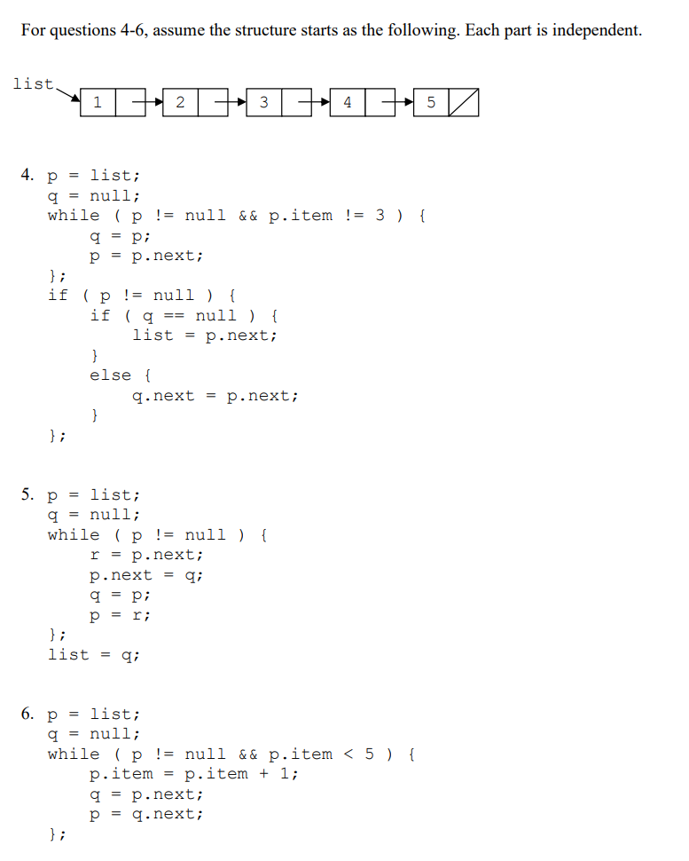 Solved For questions 4-6, assume the structure starts as the | Chegg.com