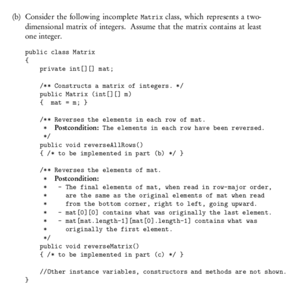 Solved This question manipulates one-dimensional and | Chegg.com