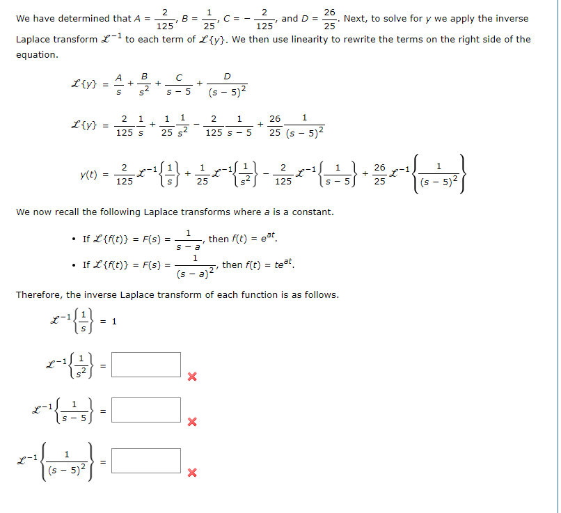 Solved We have determined that A=1252,B=251,C=−1252, and | Chegg.com