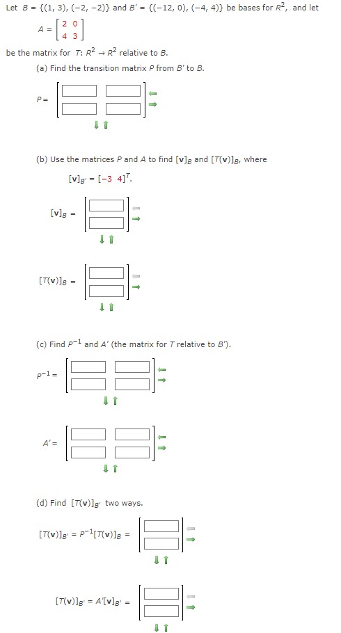 Solved Linear algebra. Please help me with both problems | Chegg.com