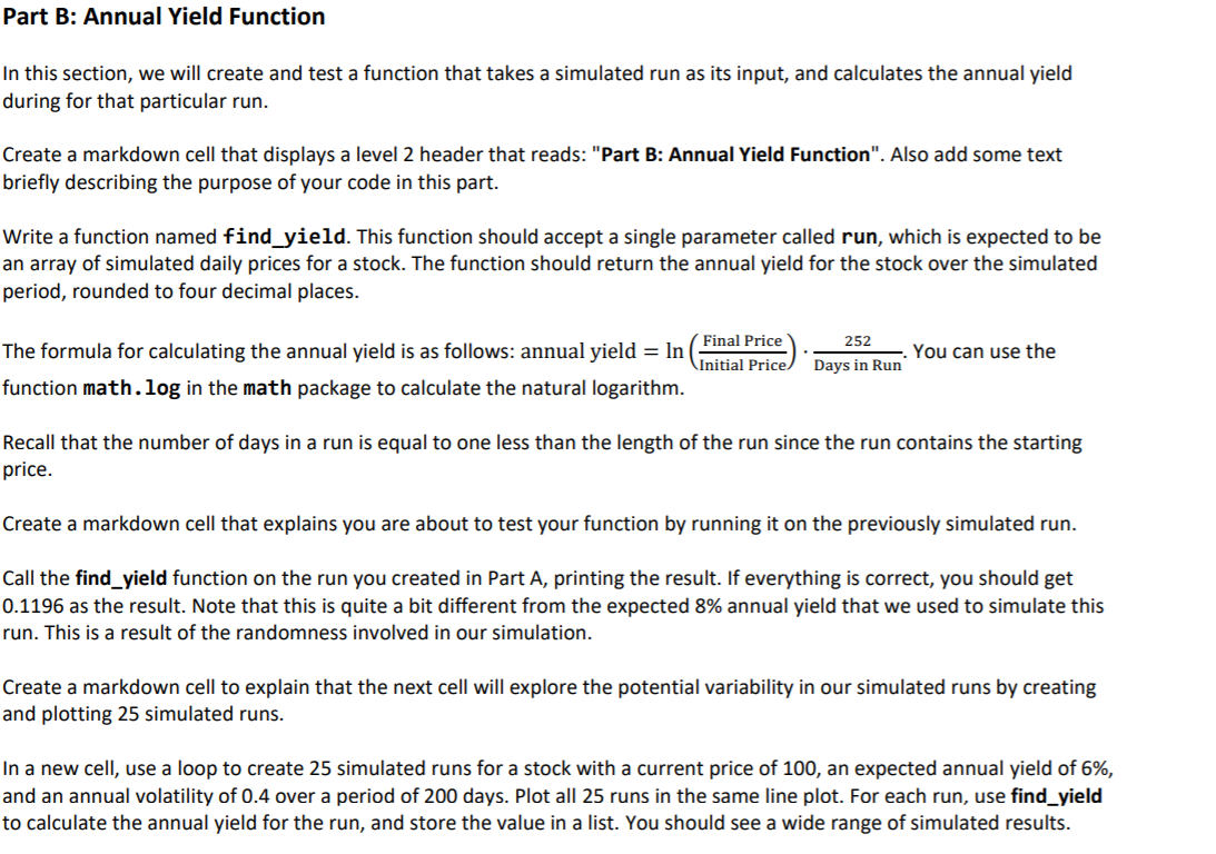 Solved PYTHON I have figured out part A but i cant figure | Chegg.com