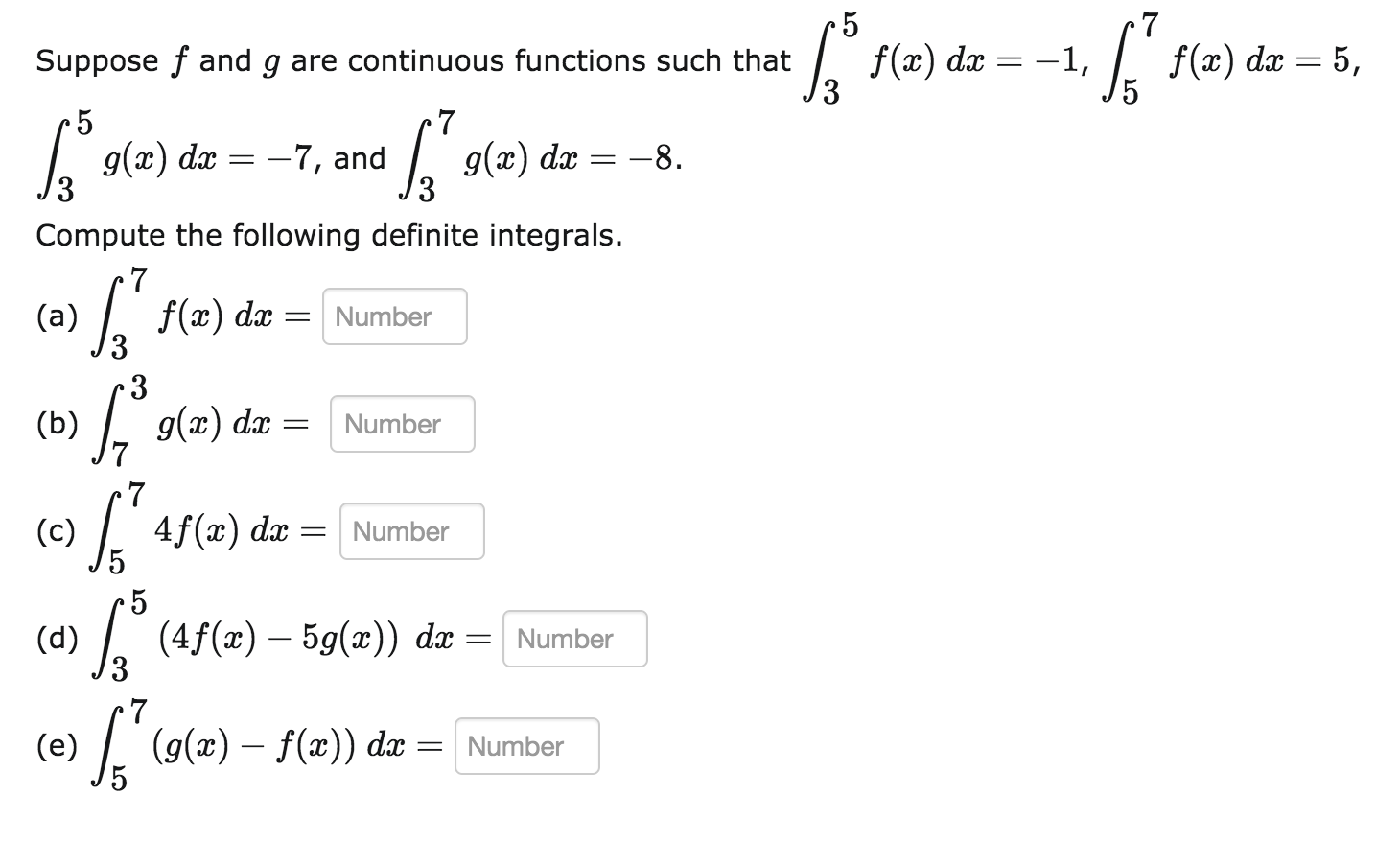 Solved Suppose f and g are continuous functions such that Sº | Chegg.com