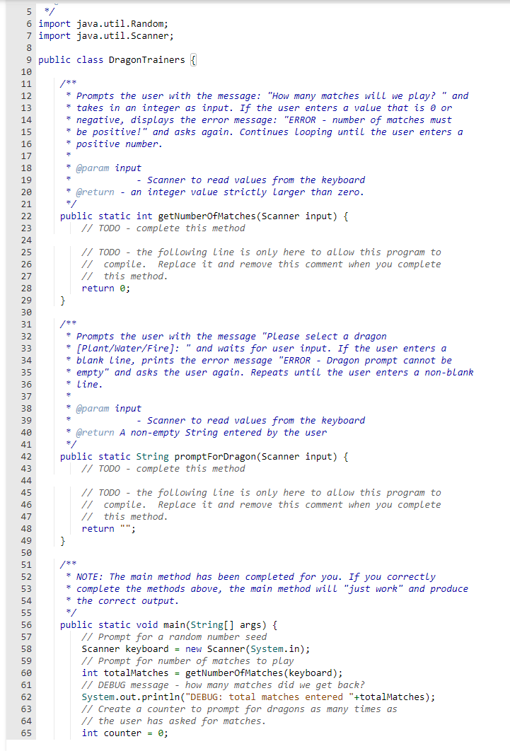 Solved For this lab you will be writing a few methods that | Chegg.com