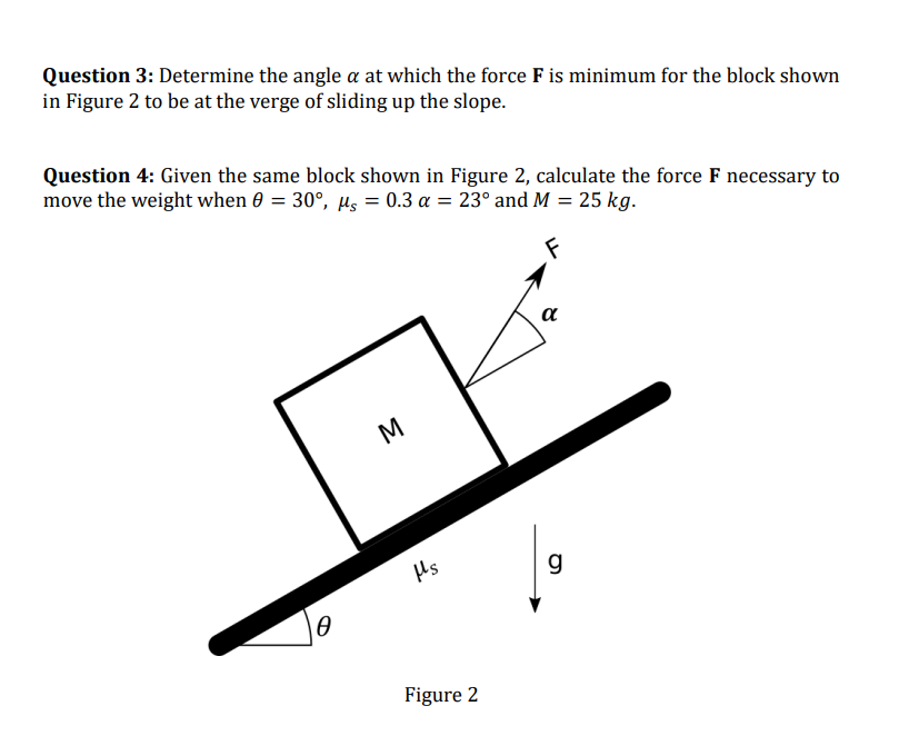 Solved Question 3: Determine the angle α ﻿at which the force | Chegg.com