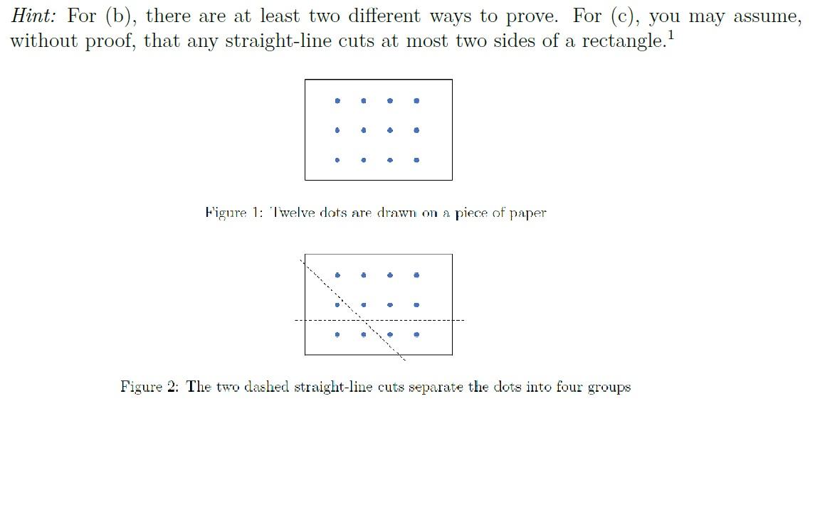 Solved Twelve dots, arranged as grid points on a 3 x 4 grid, | Chegg.com