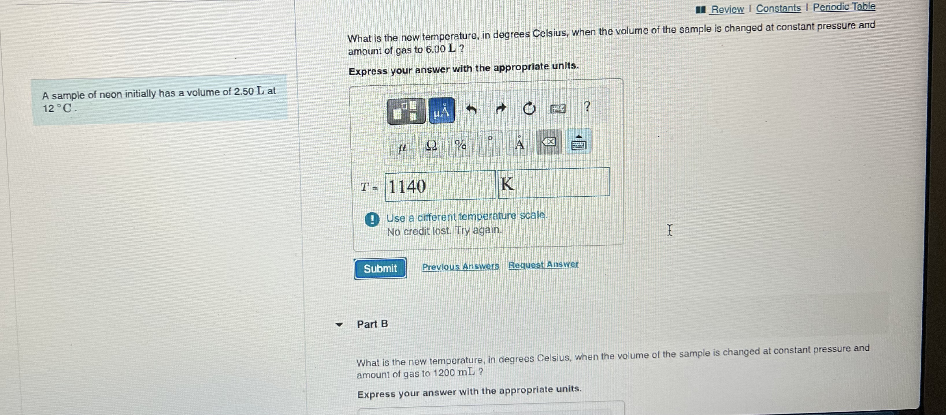 Solved What is the new temperature, in degrees Celsius, when | Chegg.com