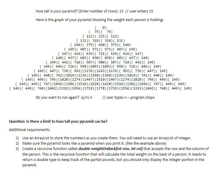 A human pyramid is a way ot'stacking people | Chegg.com
