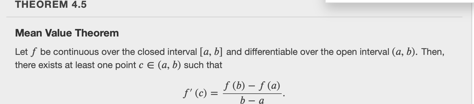 Solved theorem 4.4: Rolle’s Theorem, Let 𝑓 be a continuous | Chegg.com