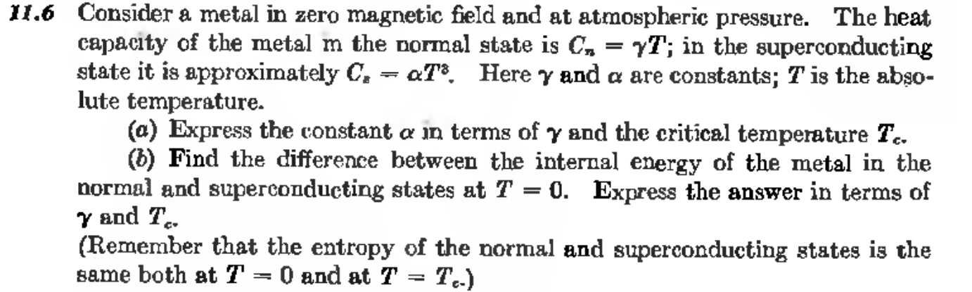 6 Consider a metal in zero magnetic field and at | Chegg.com