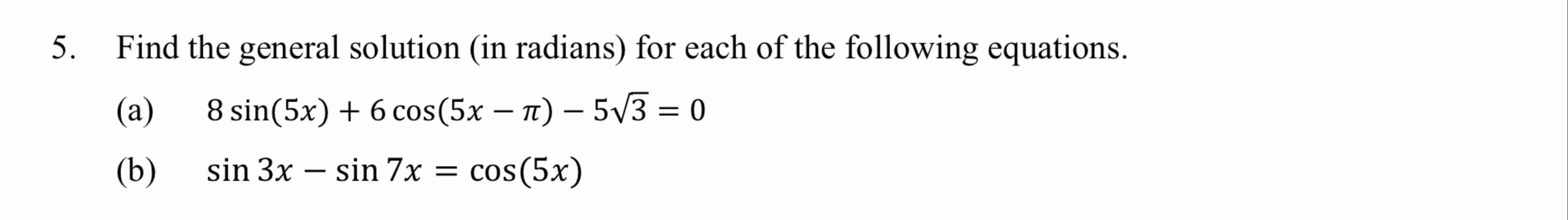 [Solved]: code class="asciimath">Find the general