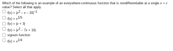 Solved Which of the following is an example of an | Chegg.com