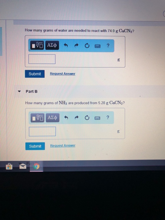 Solved How many grams of water are needed to react with 74.0 | Chegg.com