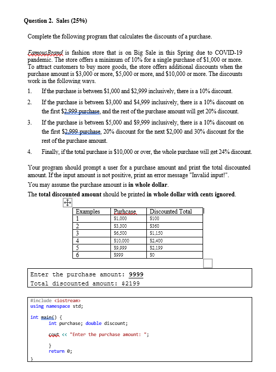 Solved 1.Please make new solution thats not available in | Chegg.com