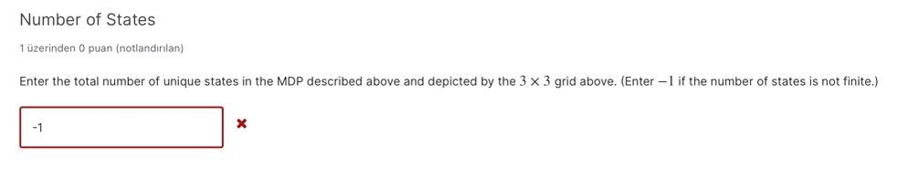 Solved Recall the MDP from the lecture. +1 -1 Agent's | Chegg.com