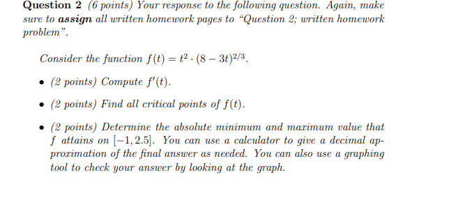 Solved Question 2 (6 ﻿points) ﻿Your response to the | Chegg.com