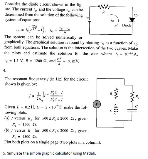 W Consider the diode circuit shown in the fig. ure. | Chegg.com