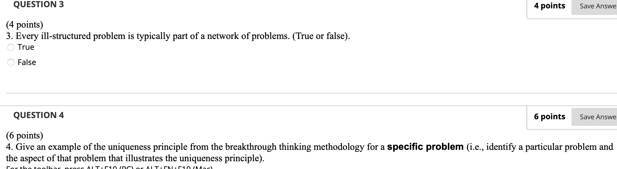 Solved (4 points) 3. Every ill-structured problem is | Chegg.com
