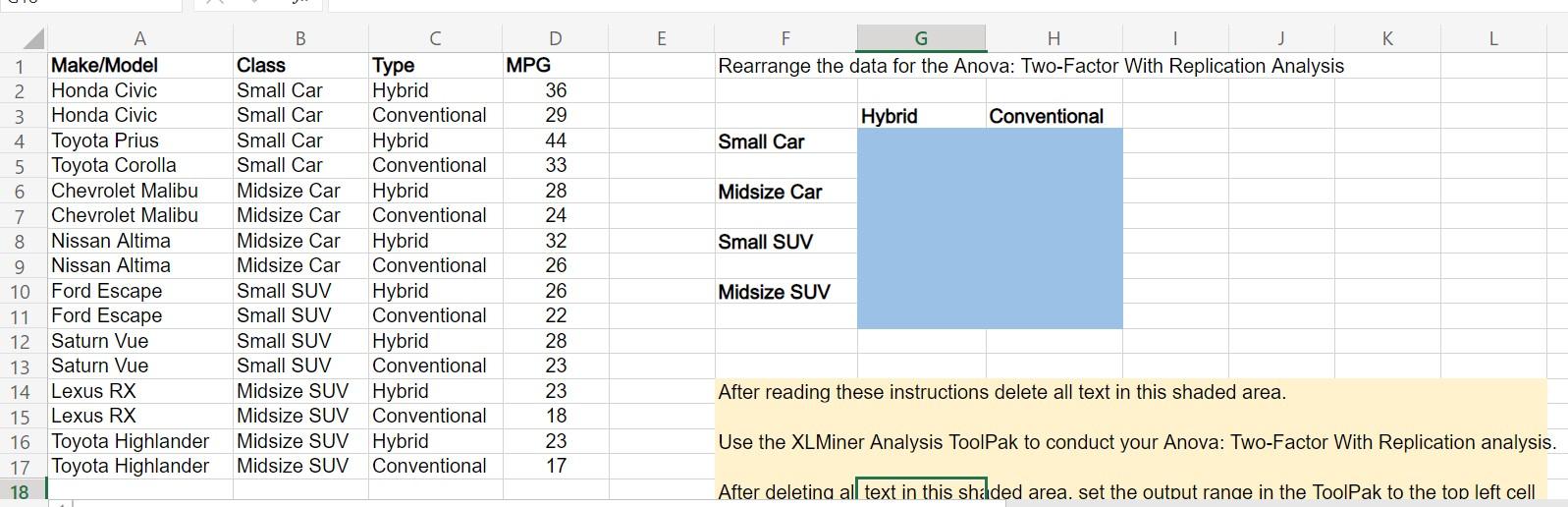 midsize SUVs, and eight similarly equipped | Chegg.com