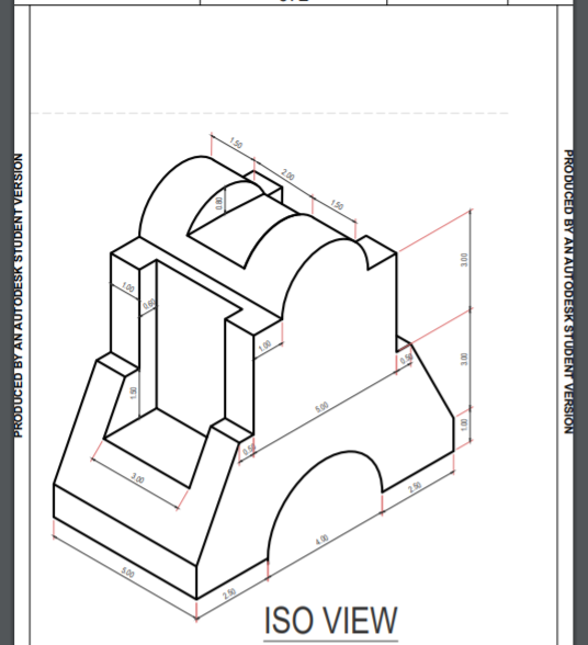 Solved Draw the Top, Front, and Right views. The drawings | Chegg.com