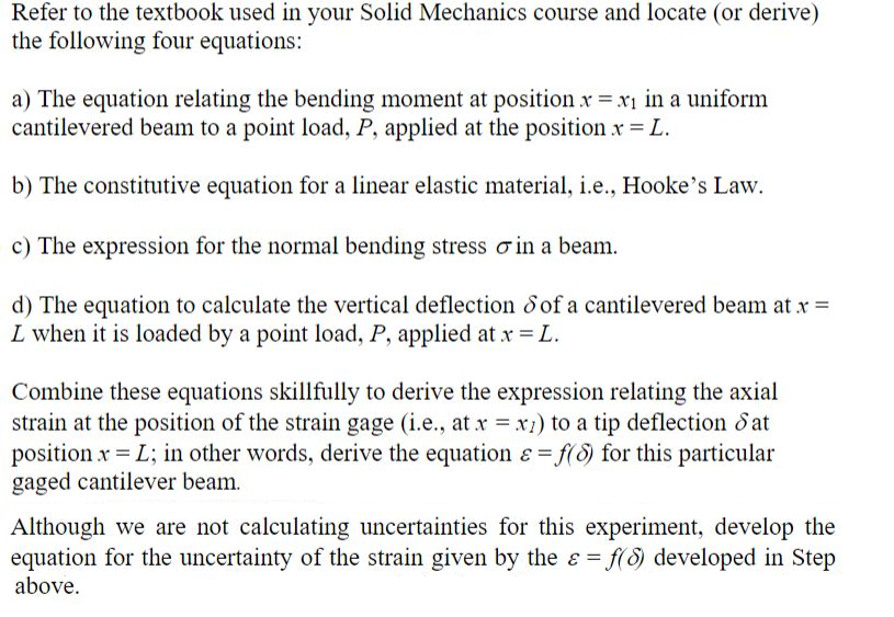 Solved Refer to ﻿the textbook used in ﻿your Solid Mechanics | Chegg.com