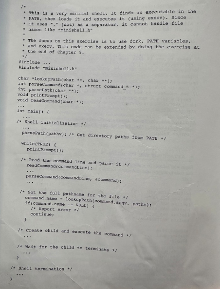Solved The Project Must Be Implemented On Linux Platforms