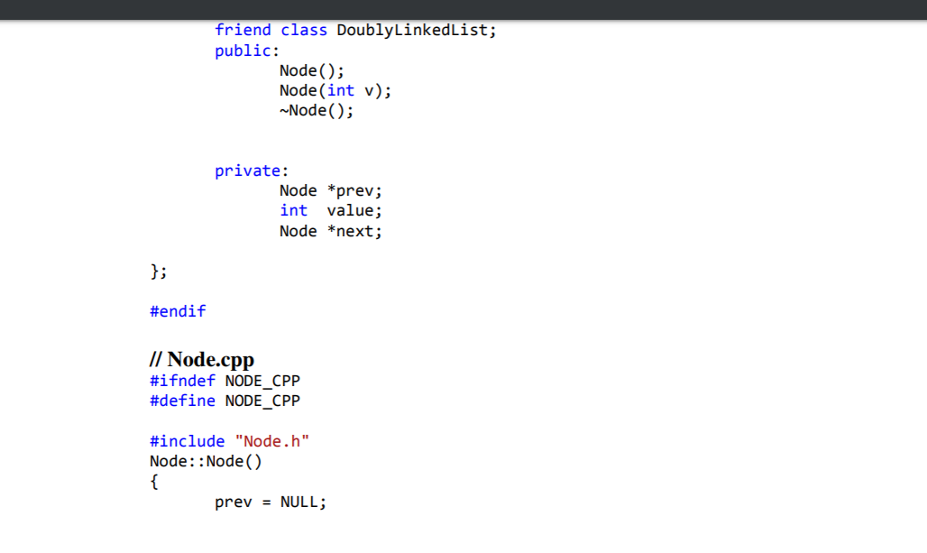// Node.h #ifndef NODE_H #define NODE_H #include | Chegg.com