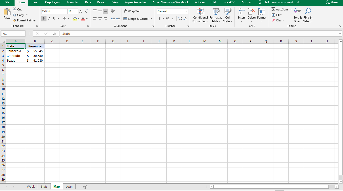 Solved 1 0 Start Excel. Download and open the file named | Chegg.com