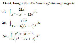 Solved 23–64. Integration Evaluate the following integrals. | Chegg.com