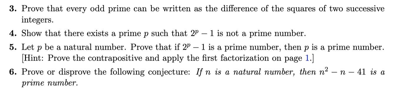 Solved 3. Prove that every odd prime can be written as the | Chegg.com