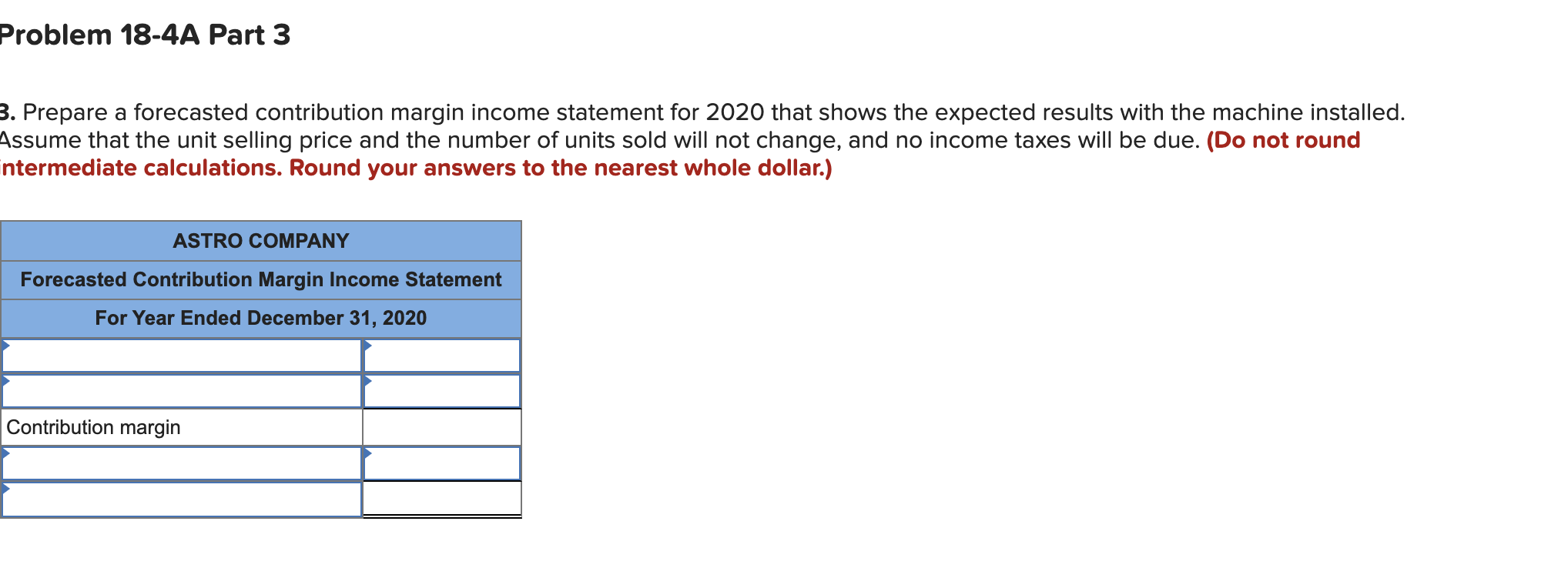 Solved ! Required information Problem 18-4A Break-even | Chegg.com