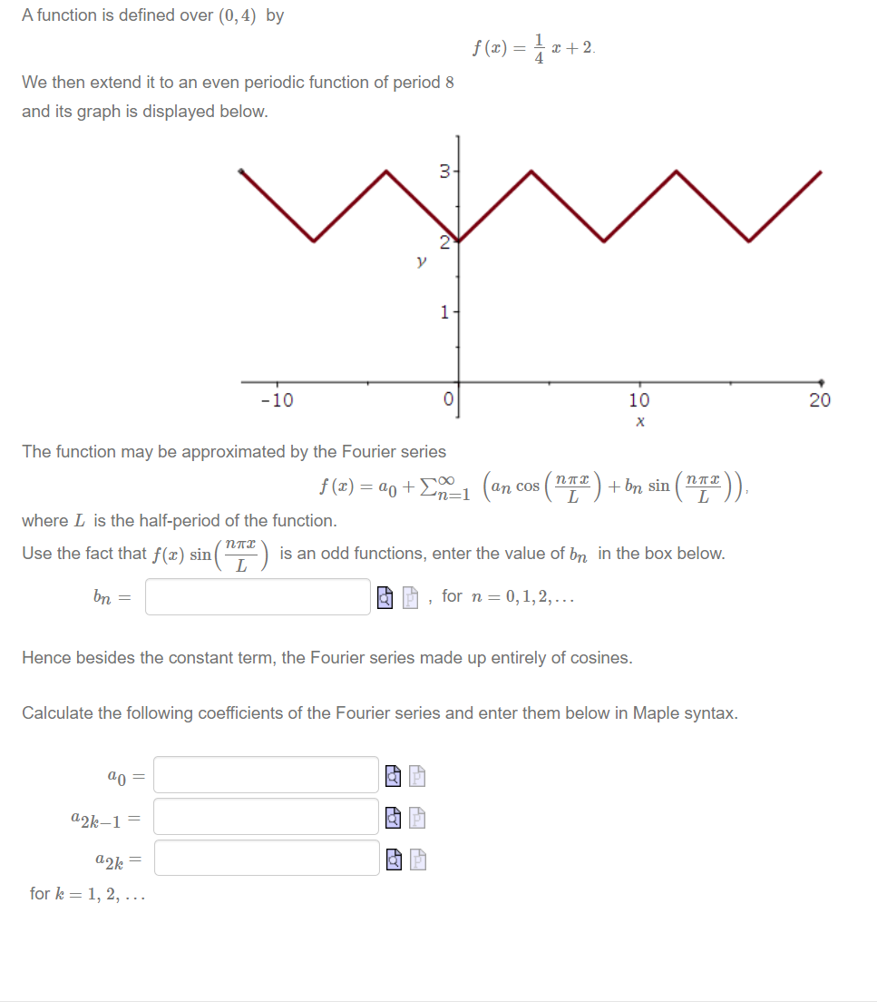 Solved A function is defined over (0,4) by f(x)=41x+2. We | Chegg.com