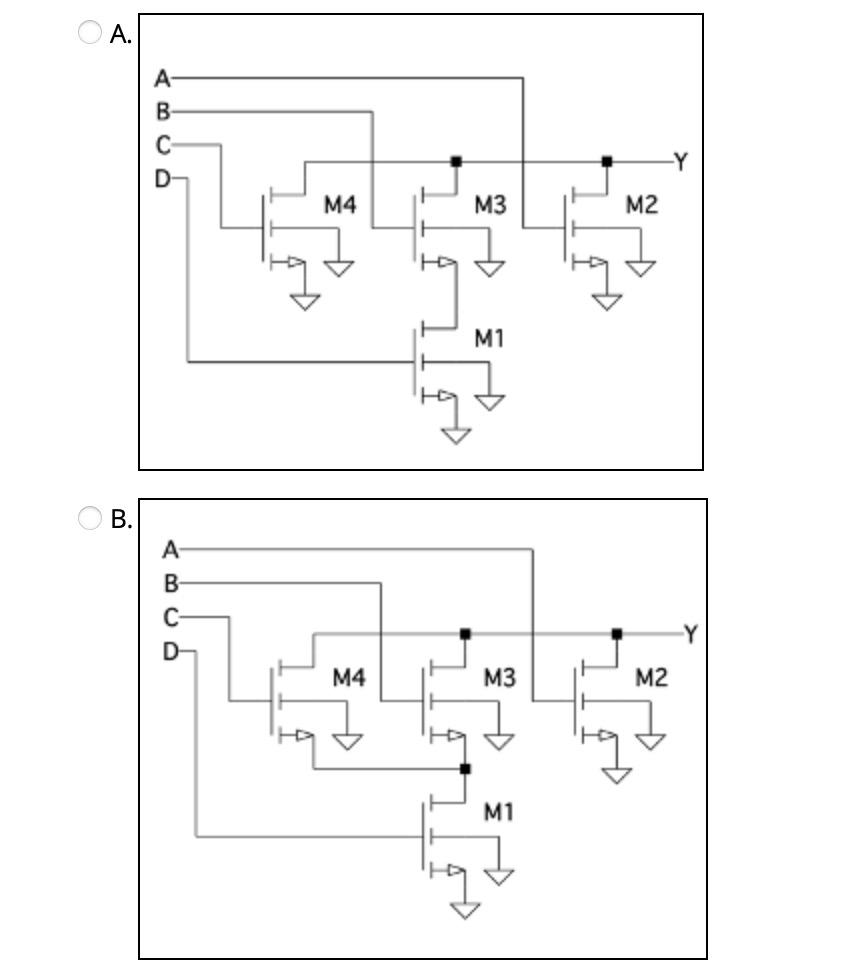 Solved The diagram here shows the pull-up network for a | Chegg.com