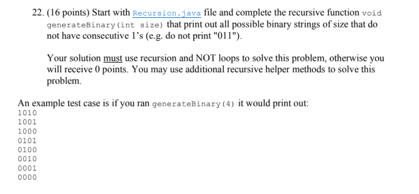 Solved Recursionjava Public Class Recursion 5809