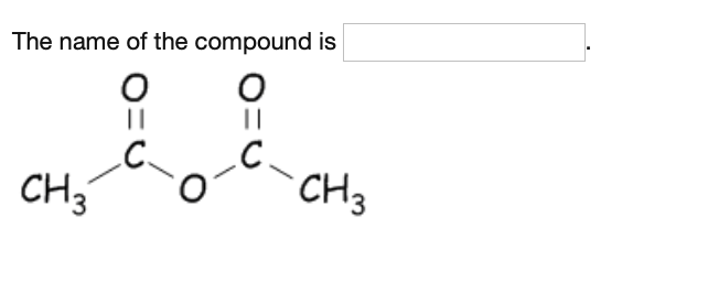Solved The name of the compound is N(CH2CH3)2 The name of | Chegg.com