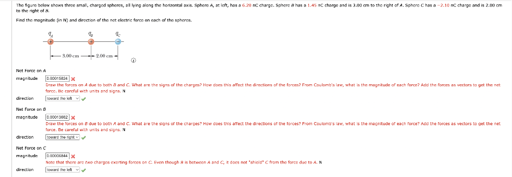 Solved to the right of 8 , Find the magnitude (in N ) and | Chegg.com